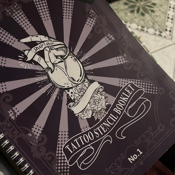 Accessories | Tattoo Stencil Booklet No 1 In Purple And Black | Poshmark